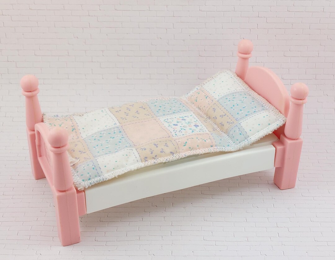 Little Tikes Grand Mansion Dollhouse Bed-pink White-bedroom Furniture-6 ...