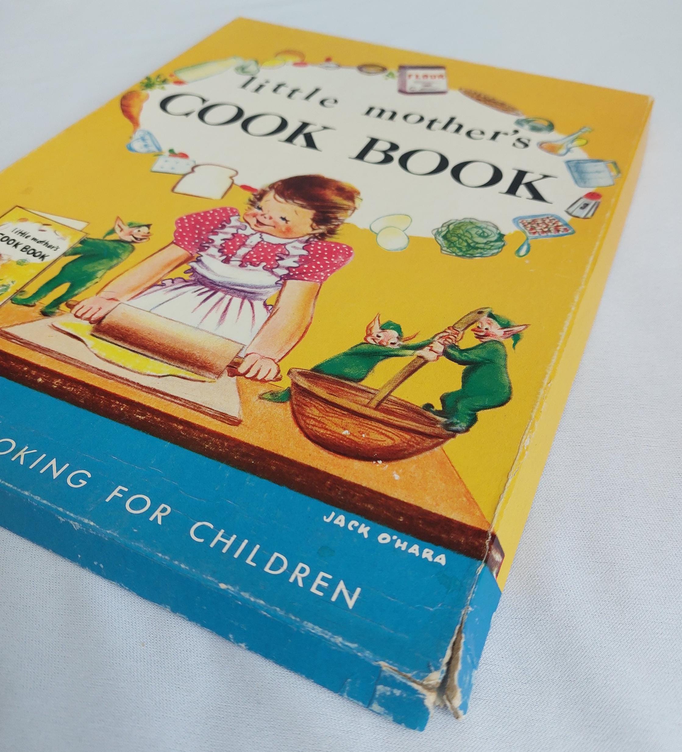 1952 little Mother's COOK Bookvintage-the Pixie Press-jack O'hara-green ...
