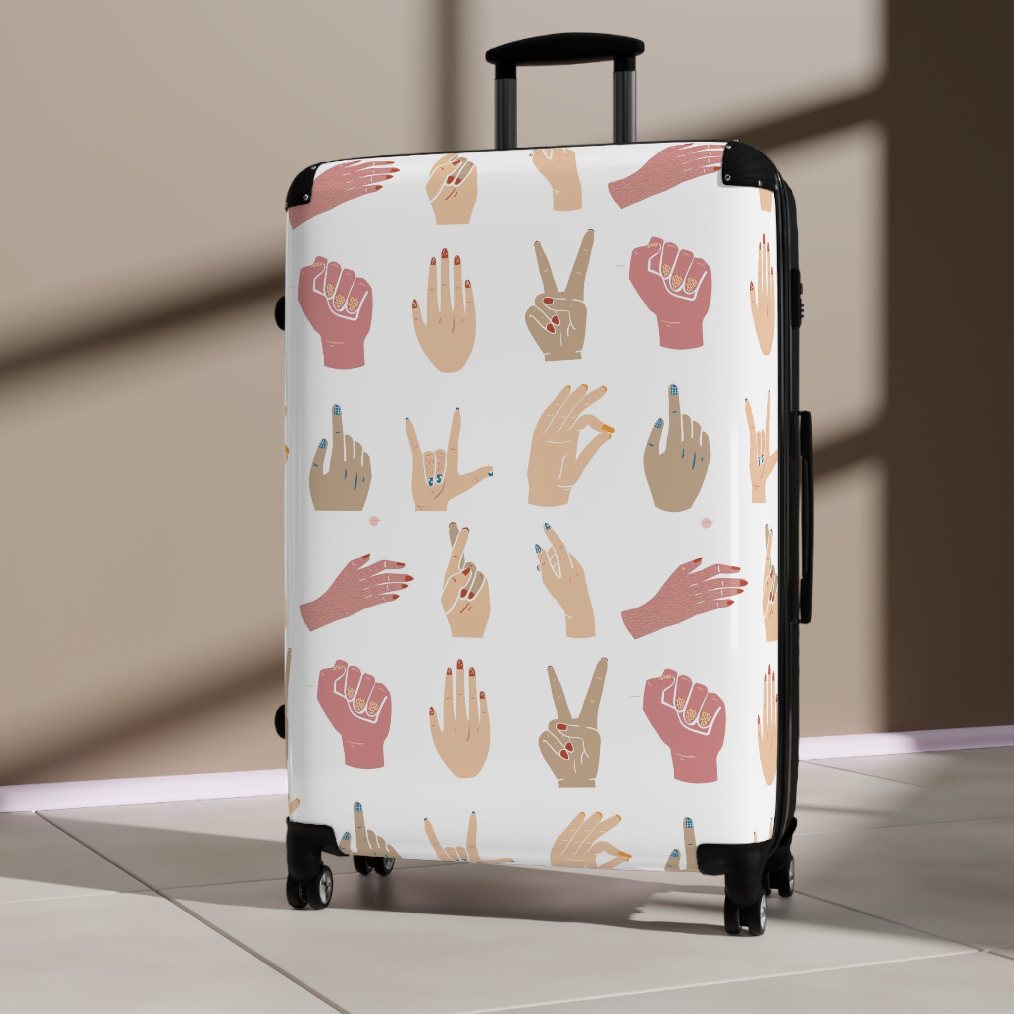 Suitcase with Wheels | Sign Language Suitcase sold by Patti Spanish ...