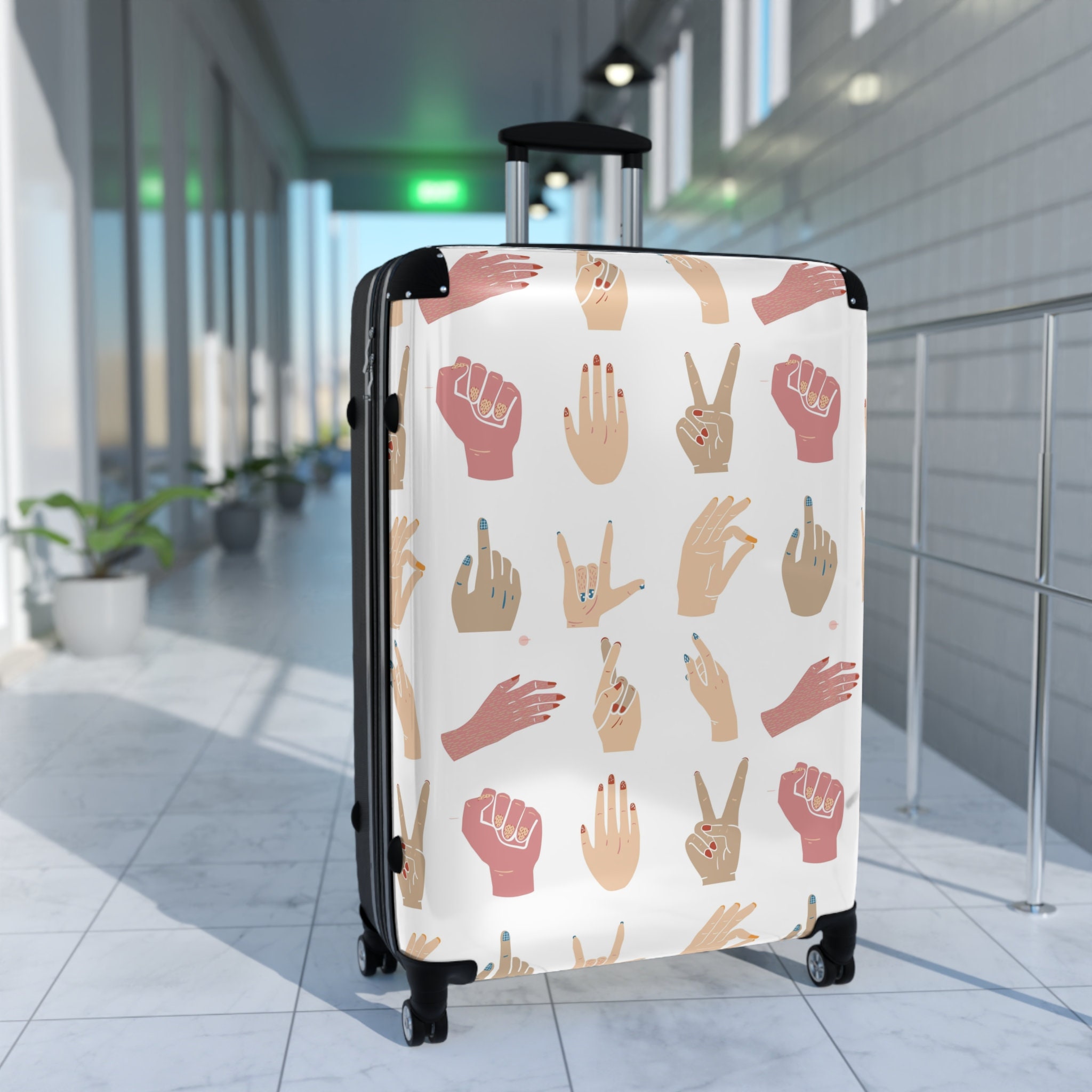 Suitcase with Wheels | Sign Language Suitcase sold by Patti Spanish ...