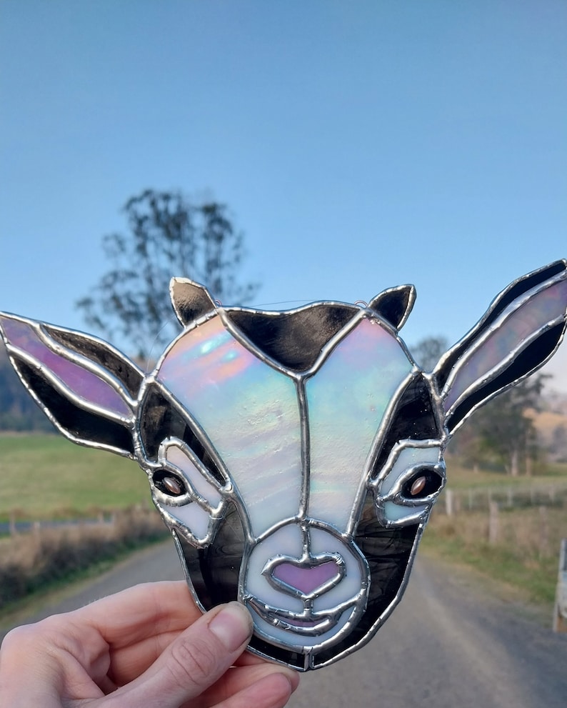 Stained Glass Pygmy Goat - Etsy