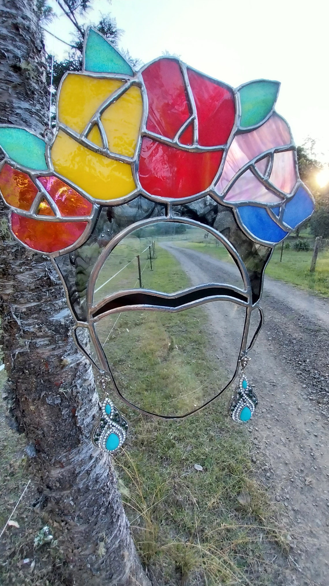 Frida Kahlo Stained Glass - Etsy