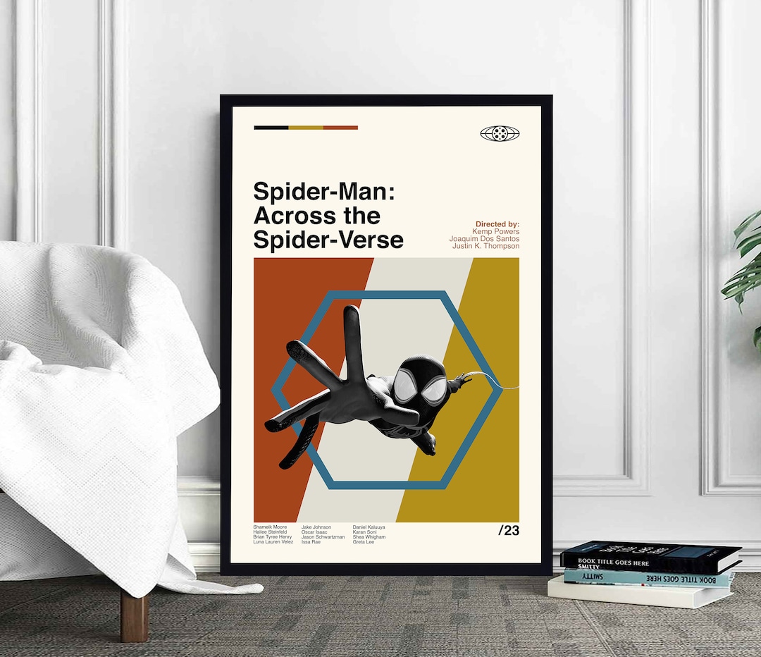 Spider Man Across the Spider Verse Movie Poster Spider Man - Etsy
