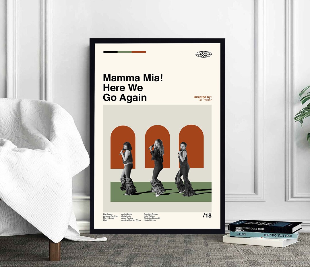 Mamma Mia and Here We Go Again Poster Mamma Mia and Here We - Etsy Australia