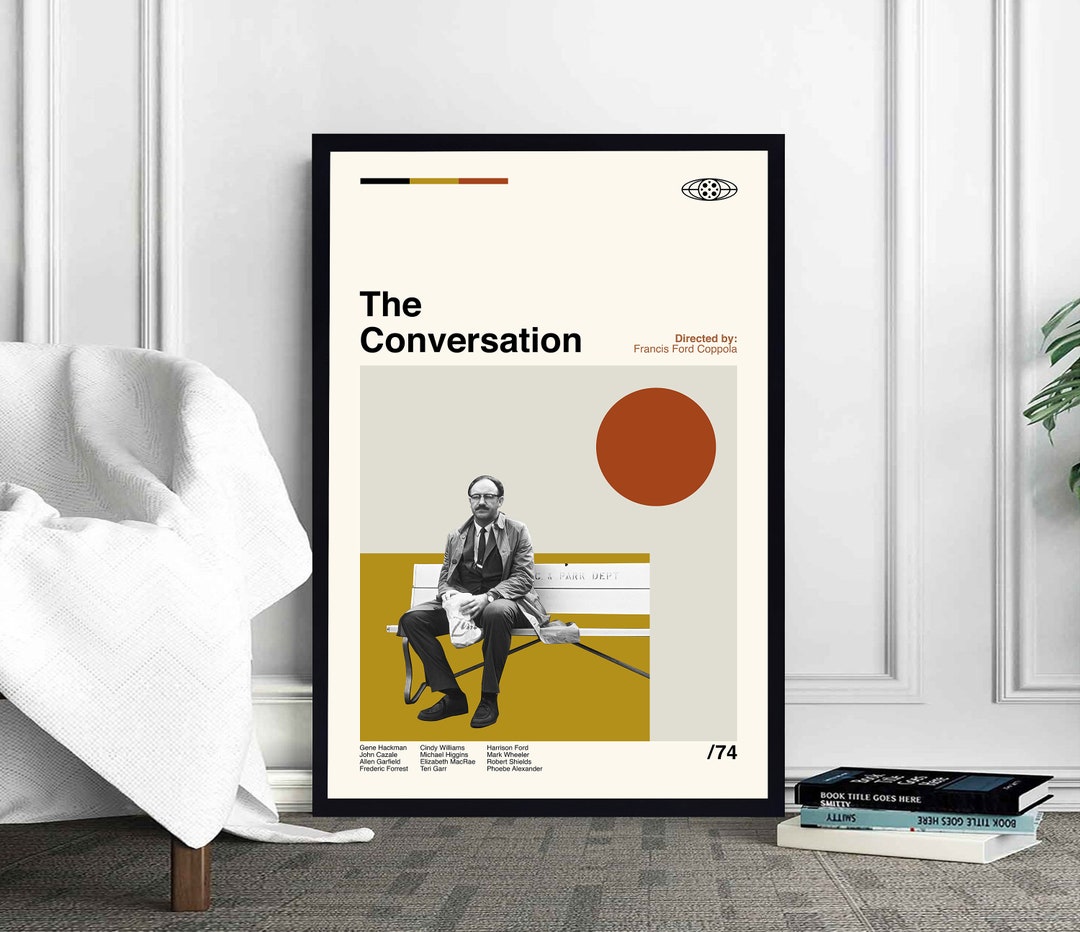 The Conversation Poster the Conversation Print Minimalist - Etsy