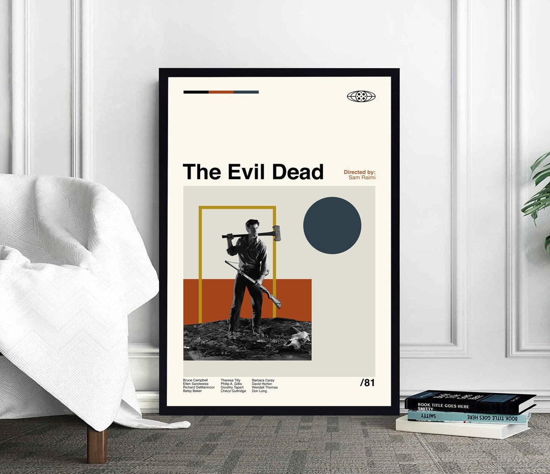 The Evil Dead Movie Poster the Evil Dead Print Wall Art - Etsy
