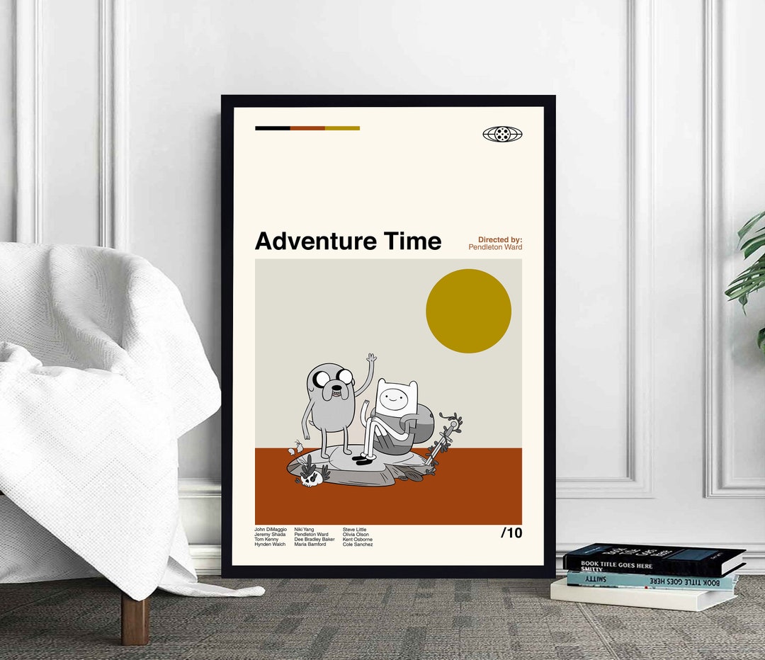 Adventure Time Poster Adventure Time Print Retro Movie - Etsy