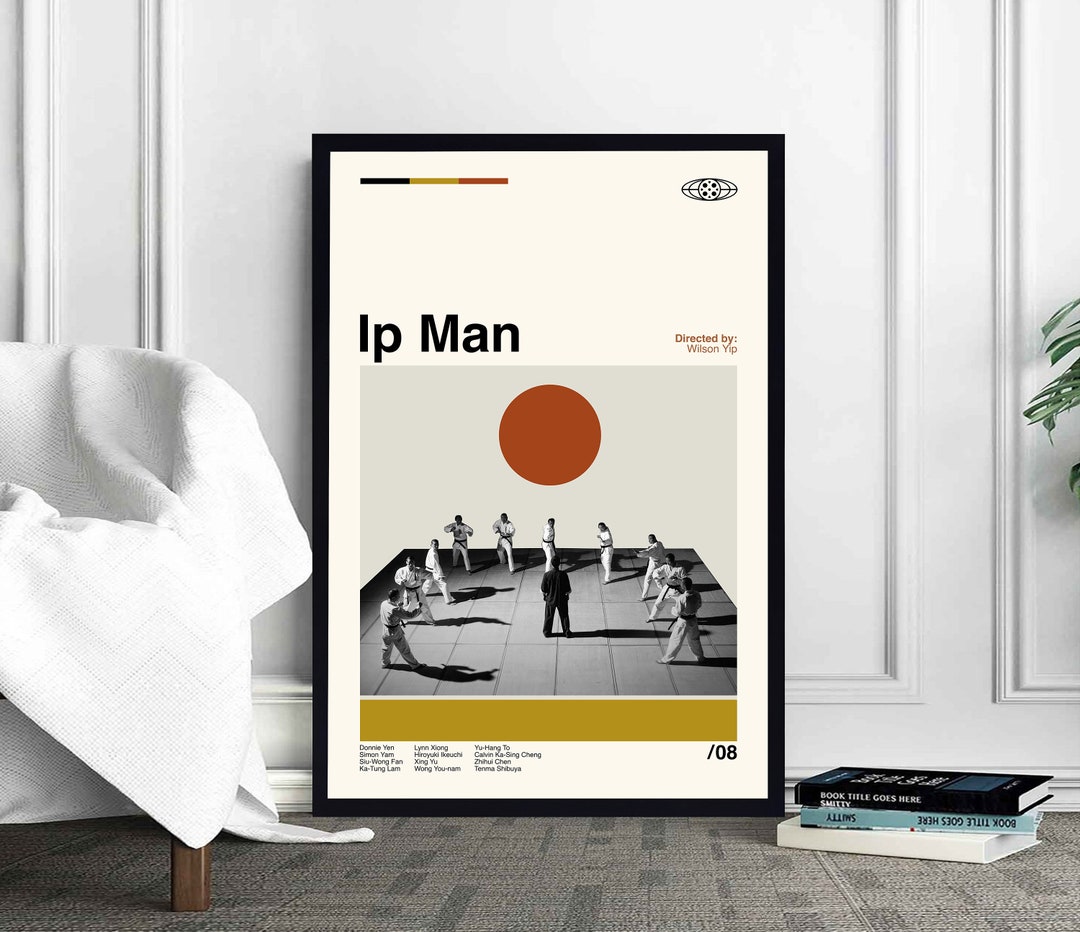 Ip Man Movie Poster Ip Man Print Minimalist Poster Retro - Etsy