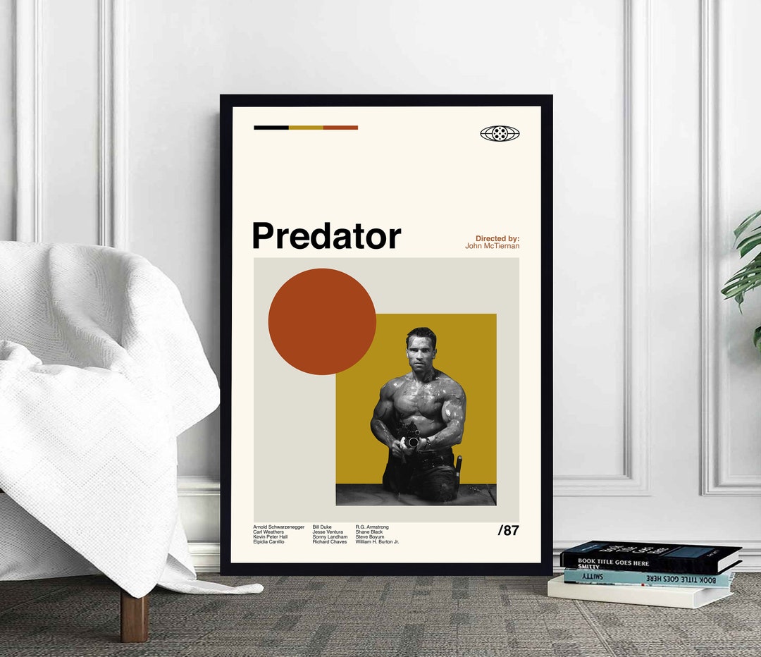 Predator Movie Poster Predator Print Wall Art Minimalist - Etsy