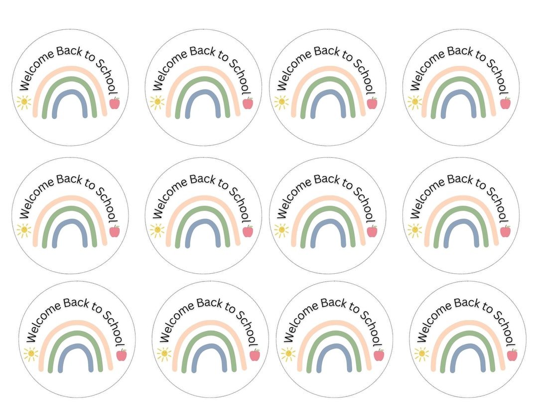 Printable Teacher Gift Tag, Teacher Appreciation, Welcome Back to ...