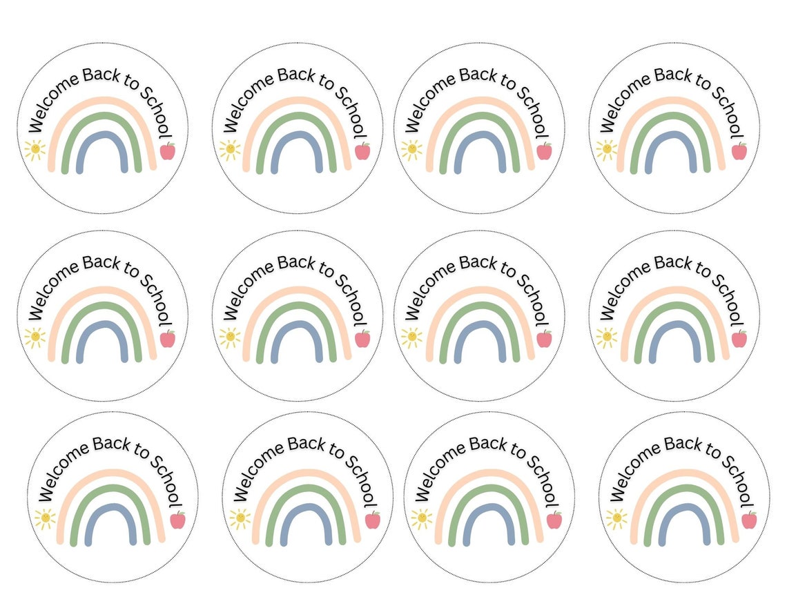 Printable Teacher Gift Tag, Teacher Appreciation, Welcome Back to ...