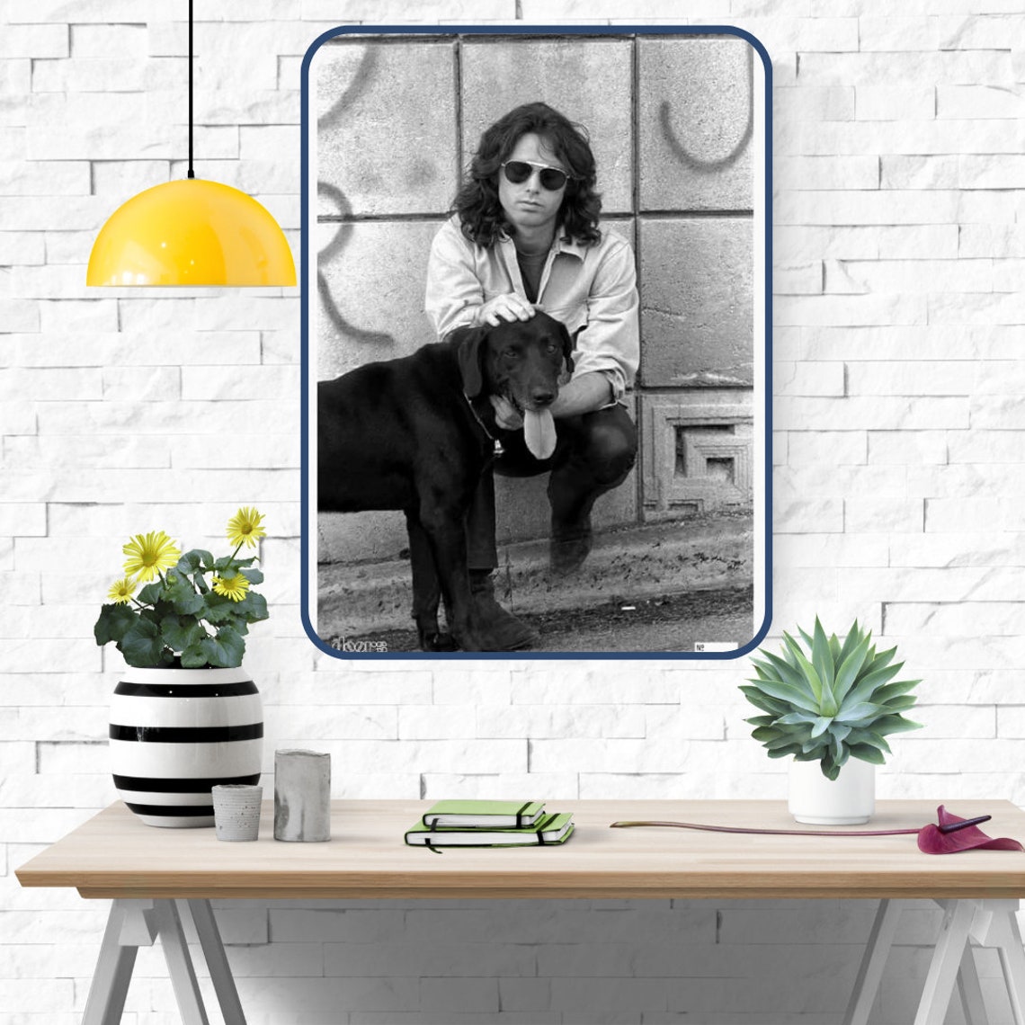 Jim Morrison & Dog Poster: Iconic Photo Session (digital Download) - Etsy
