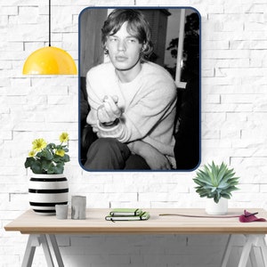 MICK JAGGER POSTER | Mick Jagger Poster Tribute | Mick Jagger Walk Art ...