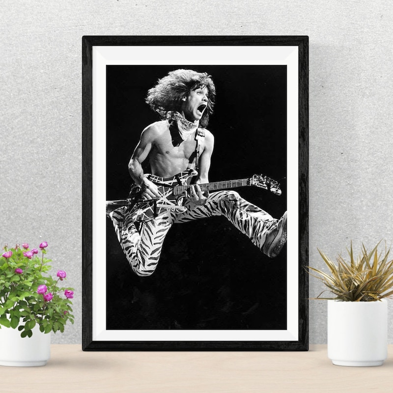 Eddie Van Halen Print - Etsy