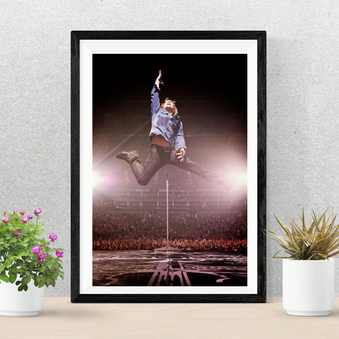 Bon Jovi Poster Bon Jovi Poster Tribute Jon Bon Jovi Walk Art Photo ...
