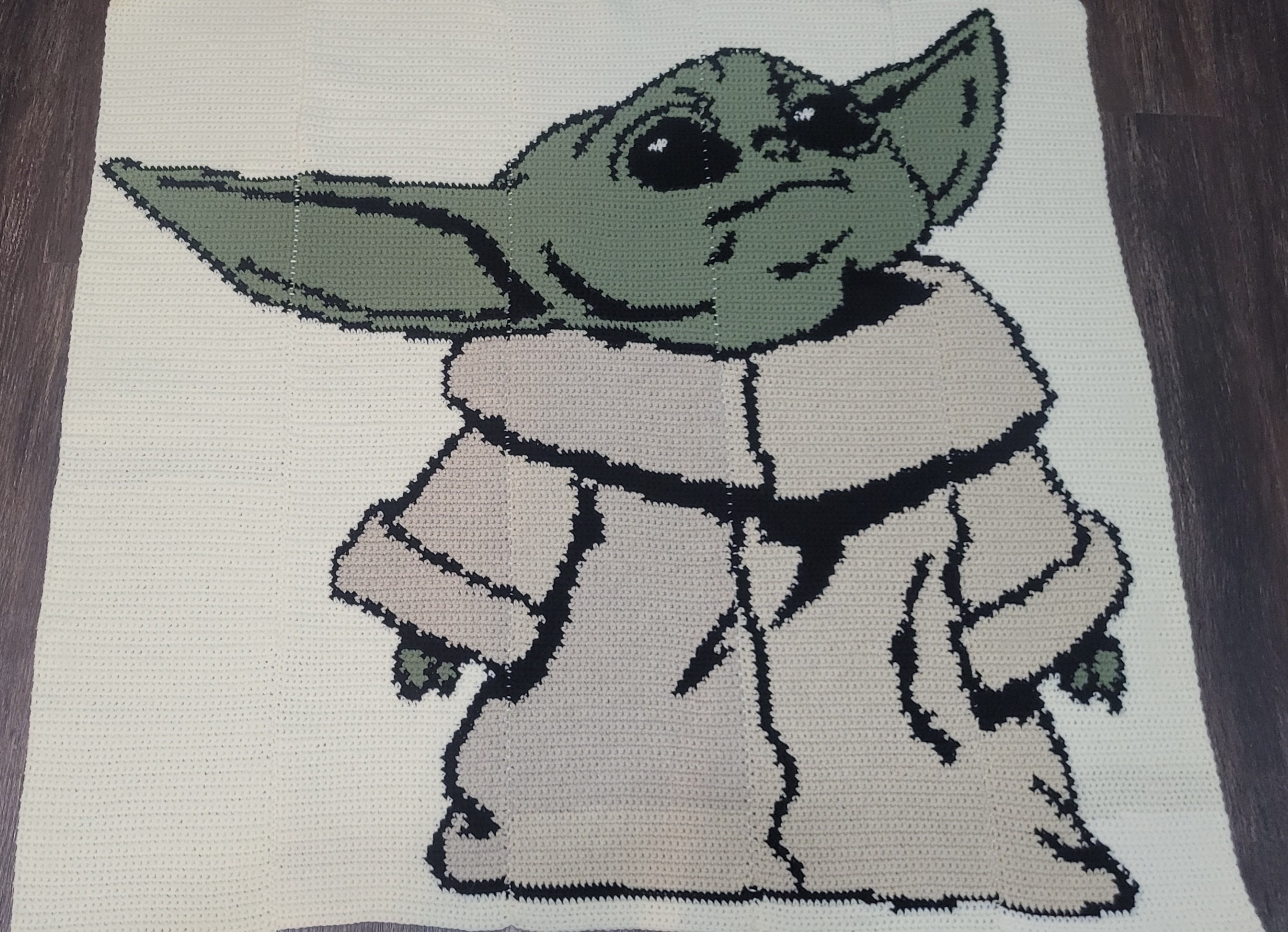Baby Yoda/grogu-crochet Color Work/ Graphgan Blanket Pattern- DIGITAL ...
