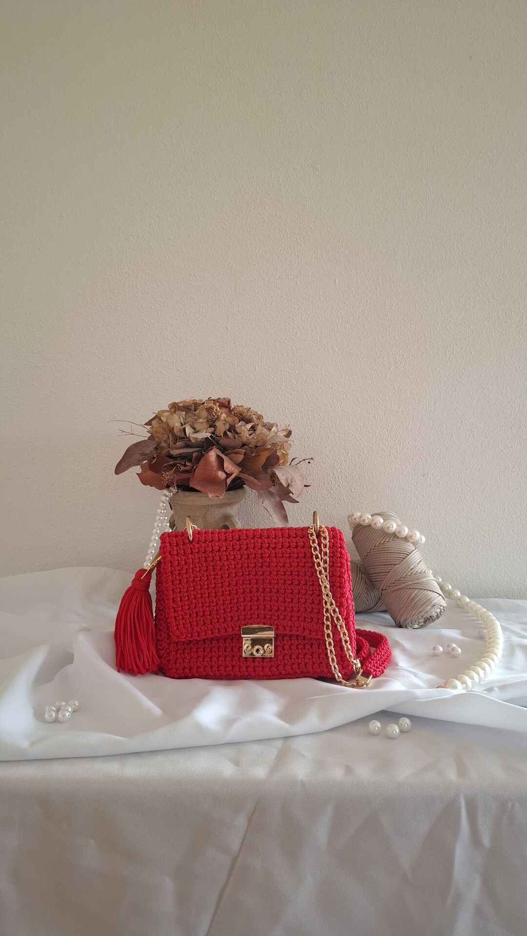 Shoulder Handbag With 2 Straps That Can Be Converted Into a Long Strap ...