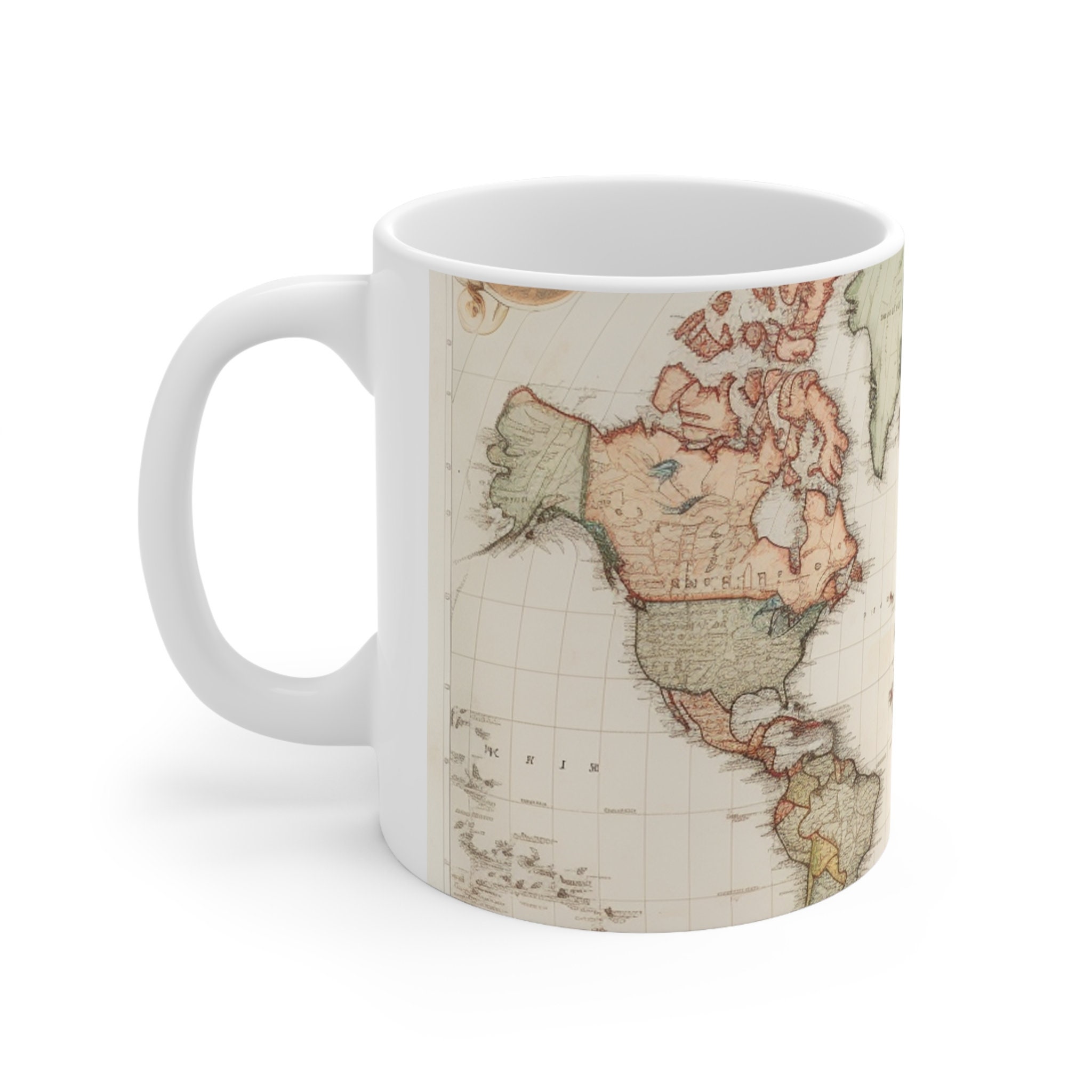 World Map Mug, Travel Gift, Map of the World, Adventure Gift - Etsy