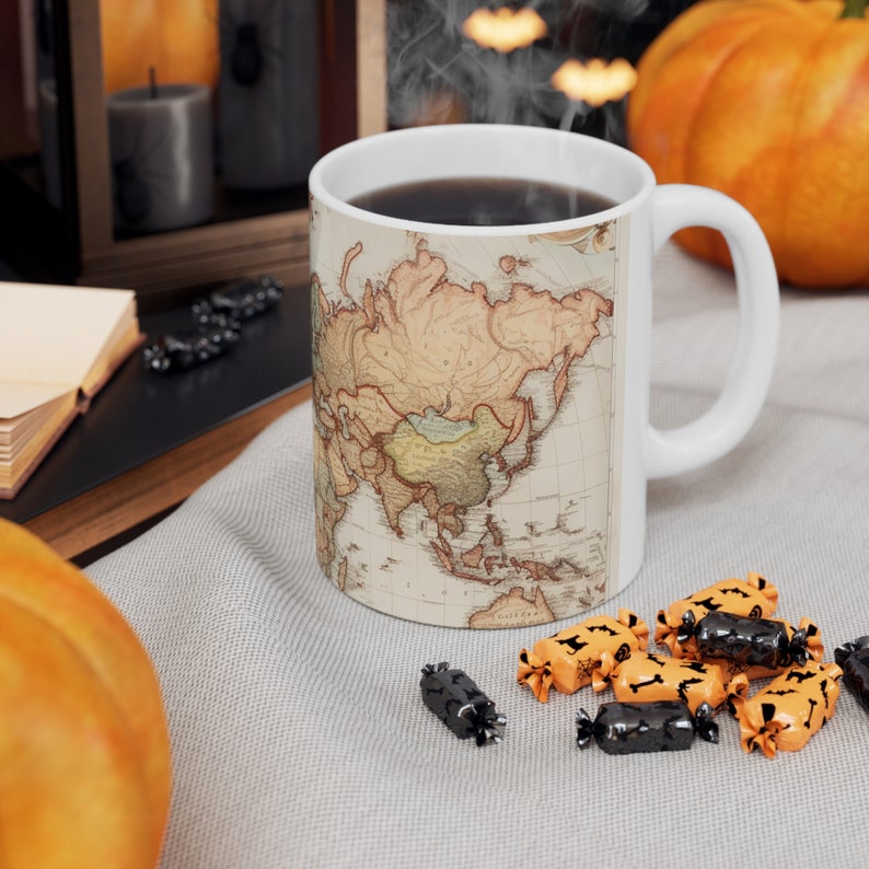 World Map Mug, Travel Gift, Map of the World, Adventure Gift - Etsy