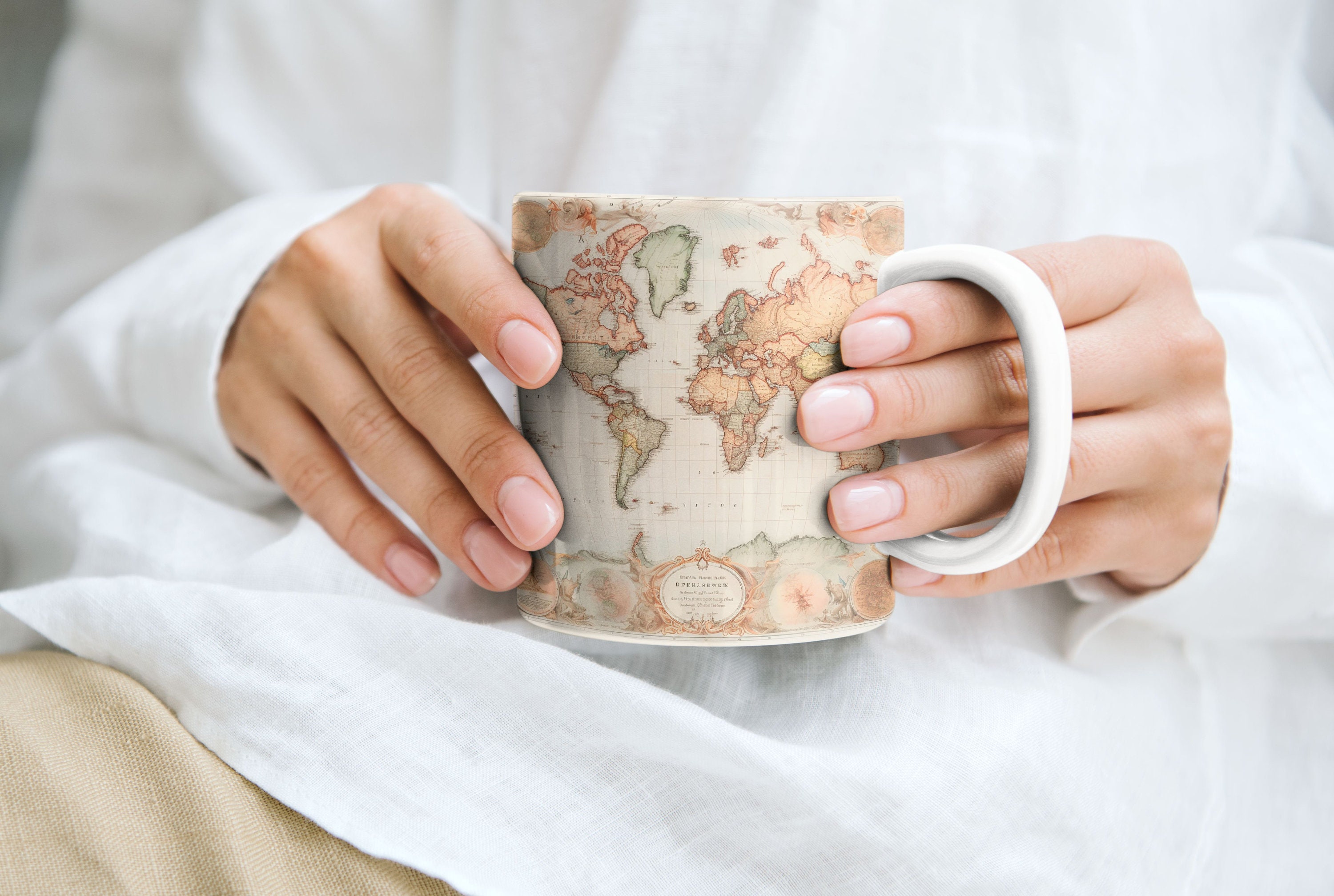 World Map Mug, Travel Gift, Map of the World, Adventure Gift - Etsy
