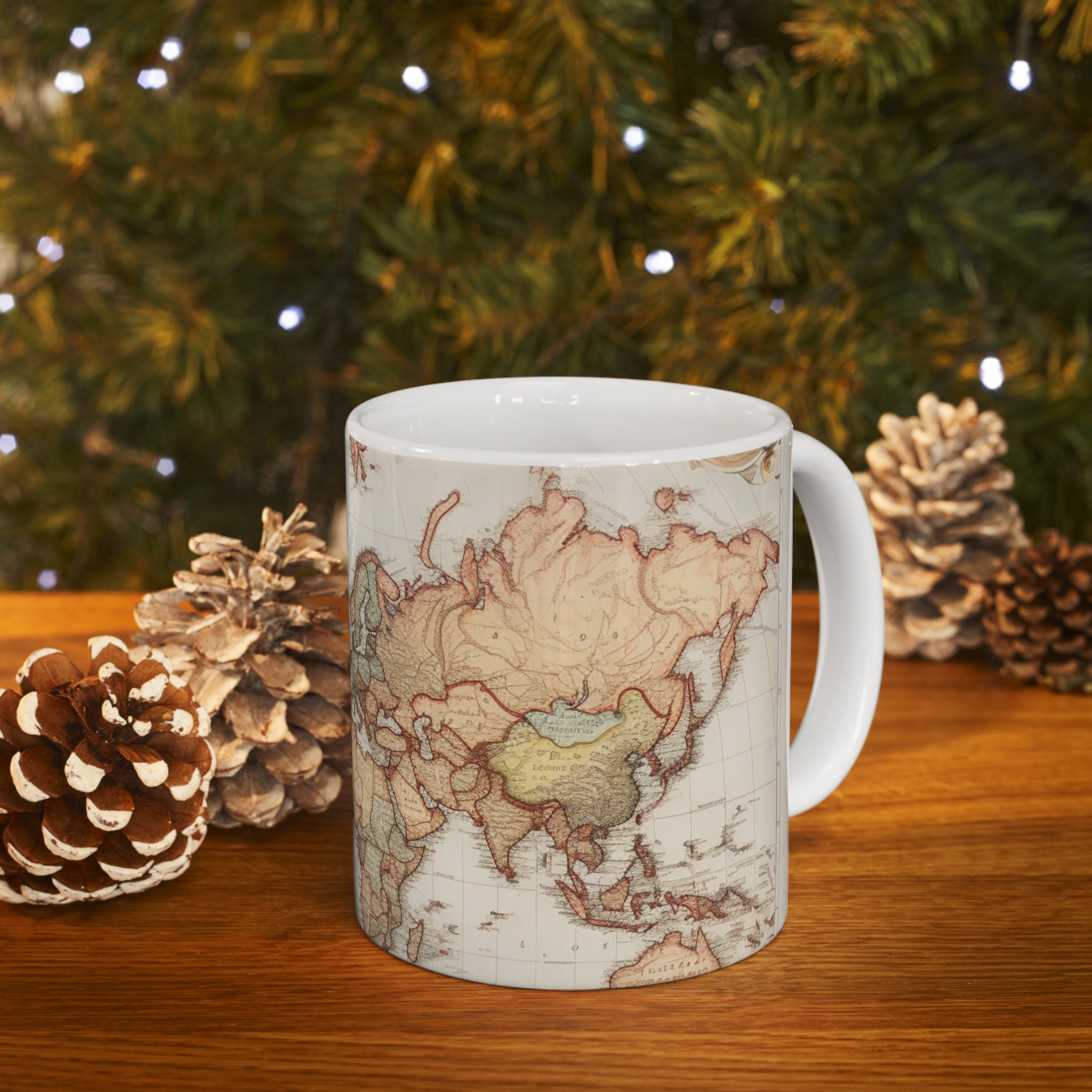 World Map Mug, Travel Gift, Map of the World, Adventure Gift - Etsy