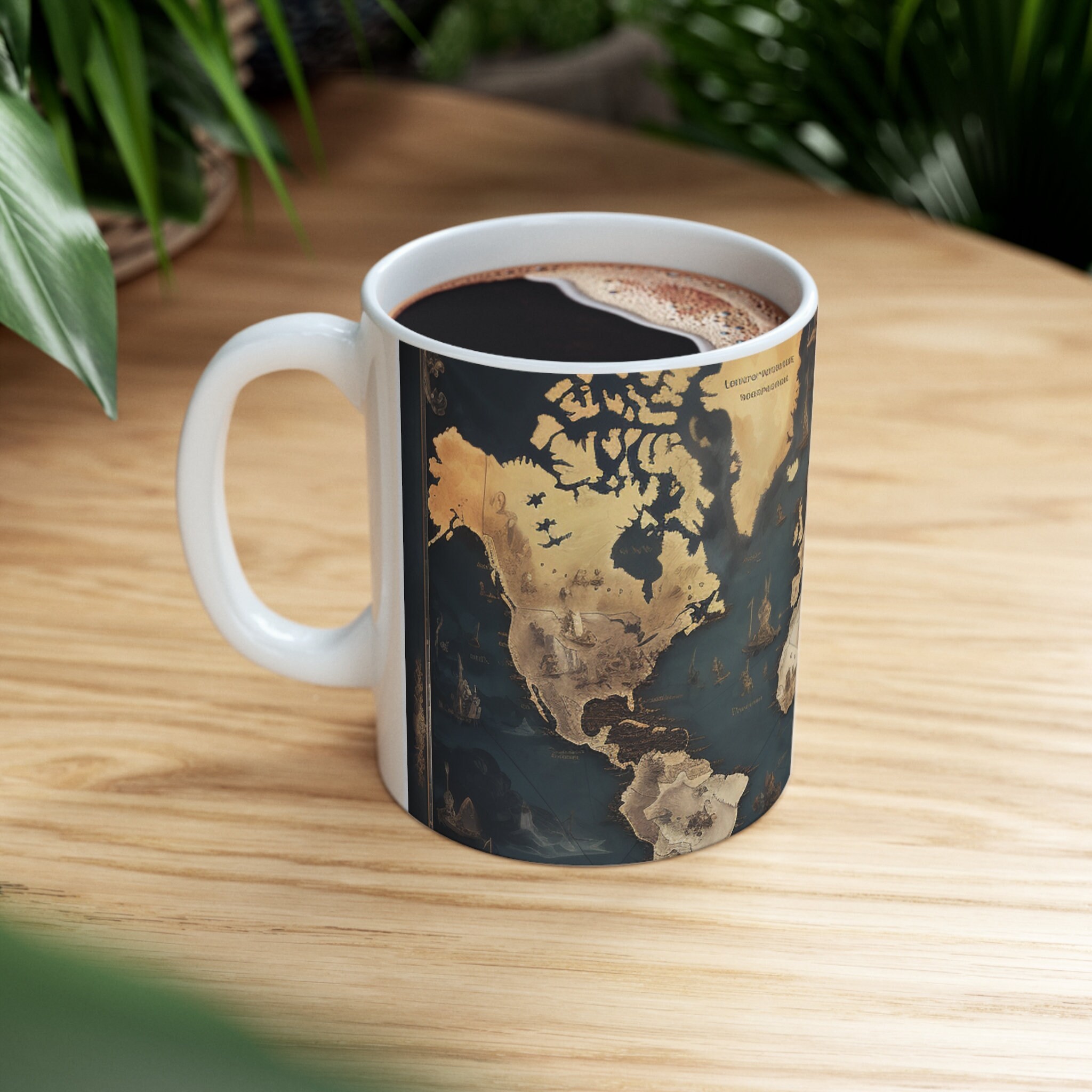 World Map Mug Travel Gift Map of the World Adventure Gift - Etsy