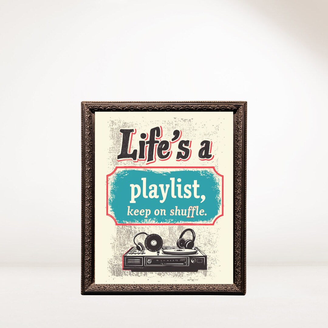 Funky Retro Wall Art, Digital Art, Printable, Dorm Decor for College ...