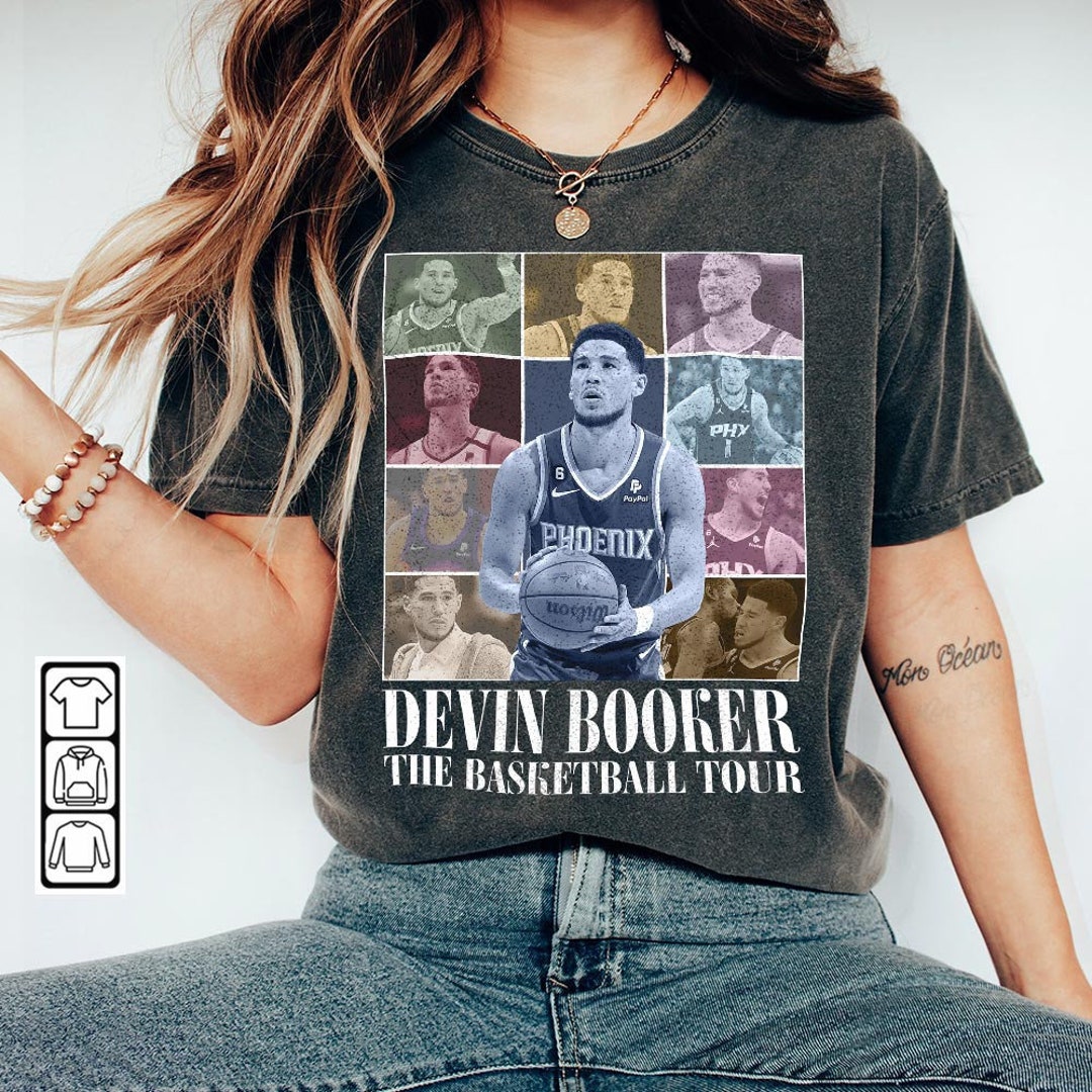 Devin Booker Phoenix Basketball Merch Shirt Vintage 90s - Etsy