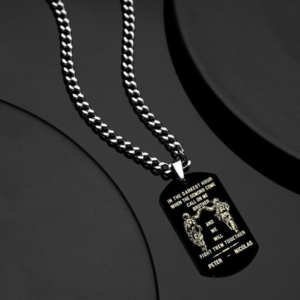 Brother Necklace - Etsy