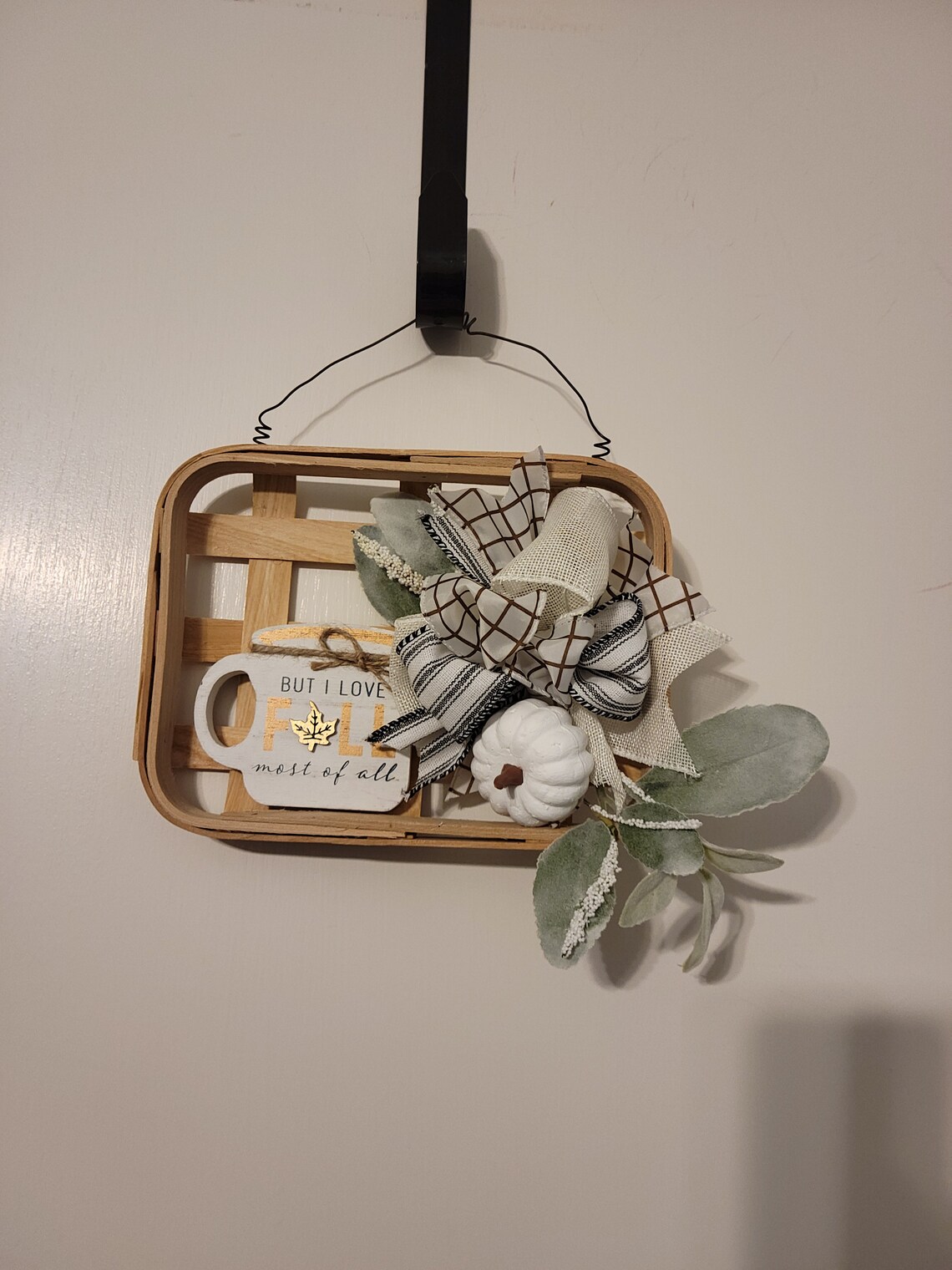 Fall Tobacco Basket Wreath - Etsy