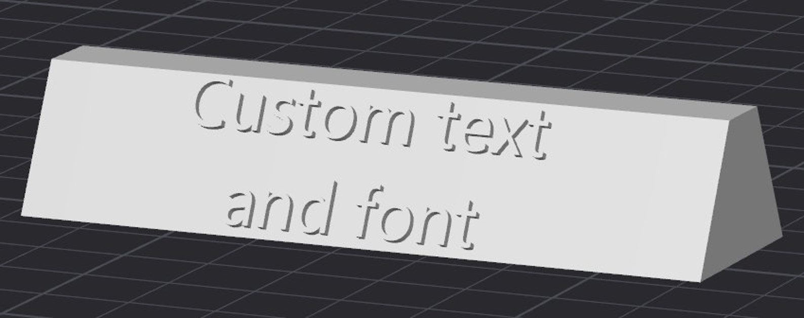 Custom Plastic Name Plate - Etsy