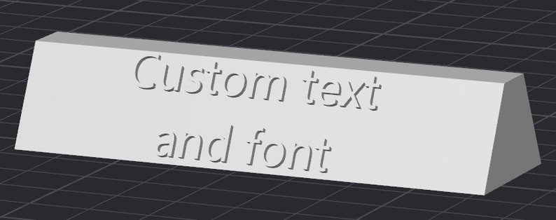 Custom Plastic Name Plate - Etsy