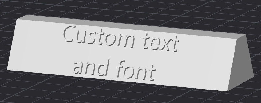 Custom Plastic Name Plate - Etsy