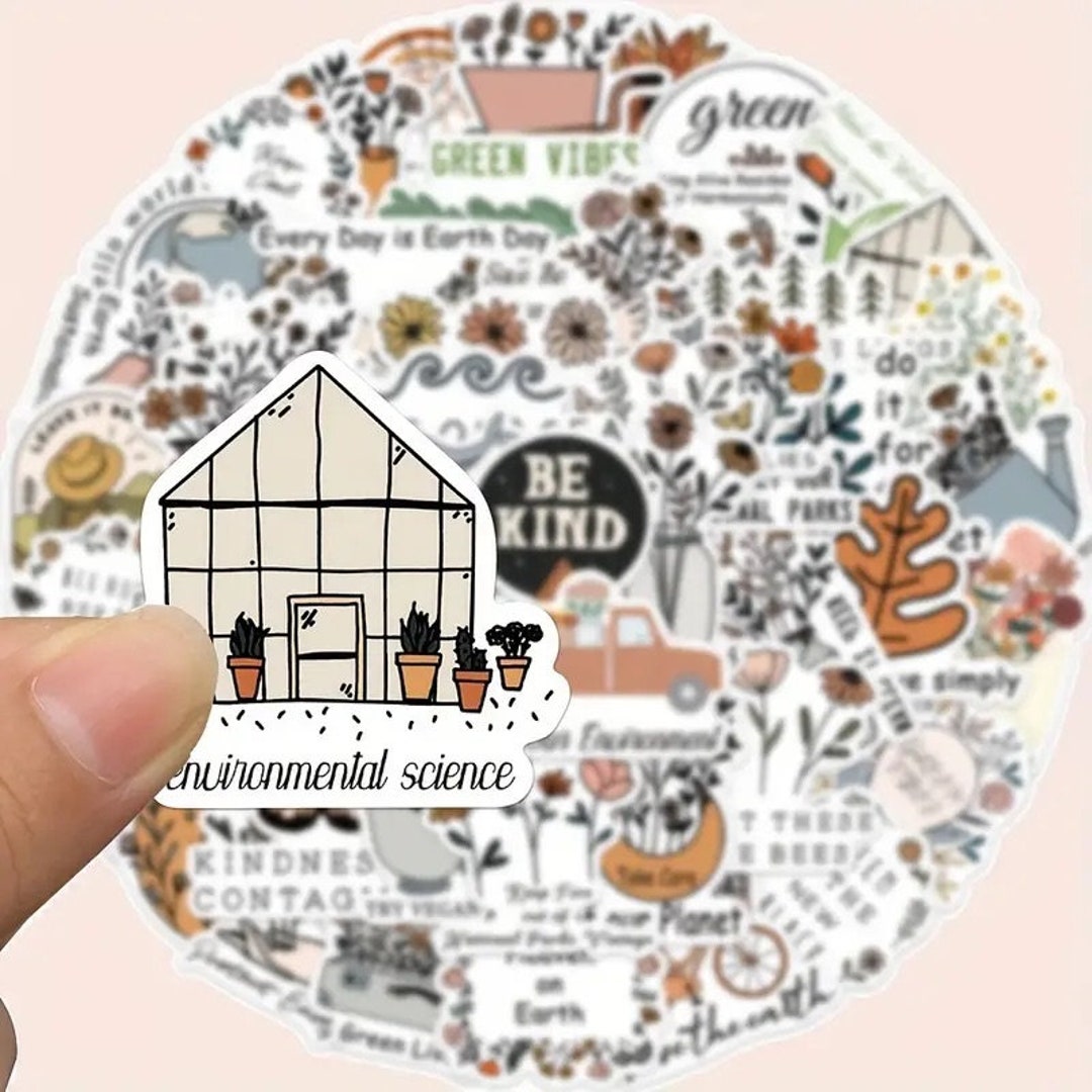 Introducing Our 10-piece Inspiring Environmental Protection Sticker Set ...
