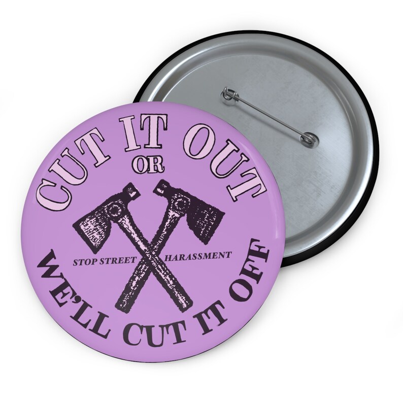 Cut It Out Vintage Feminist Remake Pin Buttons Badge - Etsy
