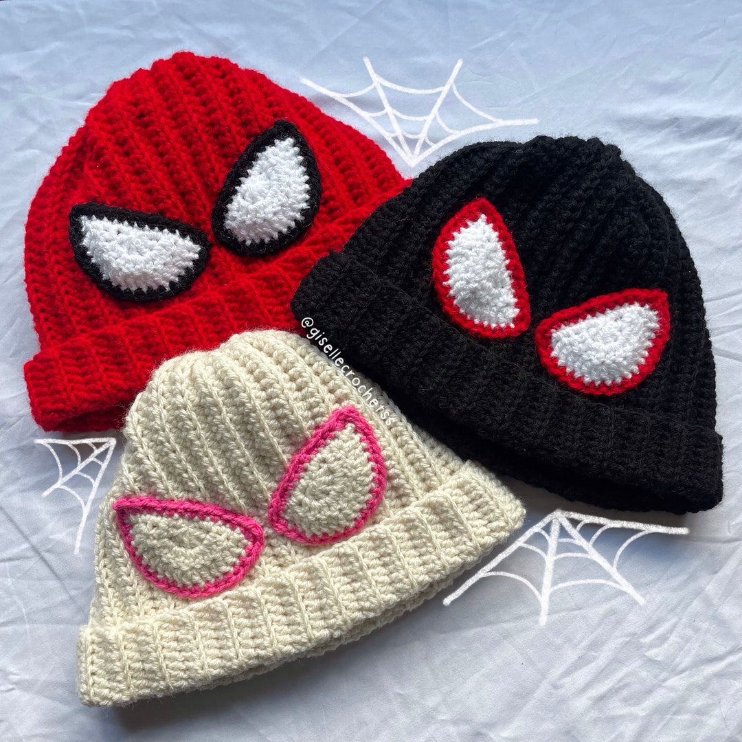 Crochet Spider-man Beanie - Etsy