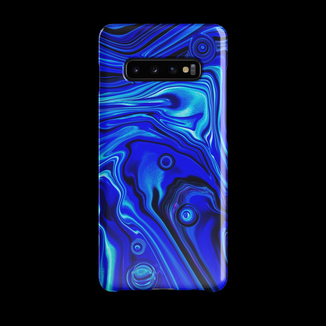 Marine Blue Abstract Liquid Art Snap Case for Samsung® - Etsy
