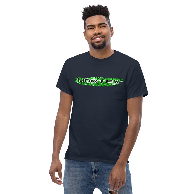 Double Side Print With Vortex Logo Front and Abstract Tribal Logo on ...