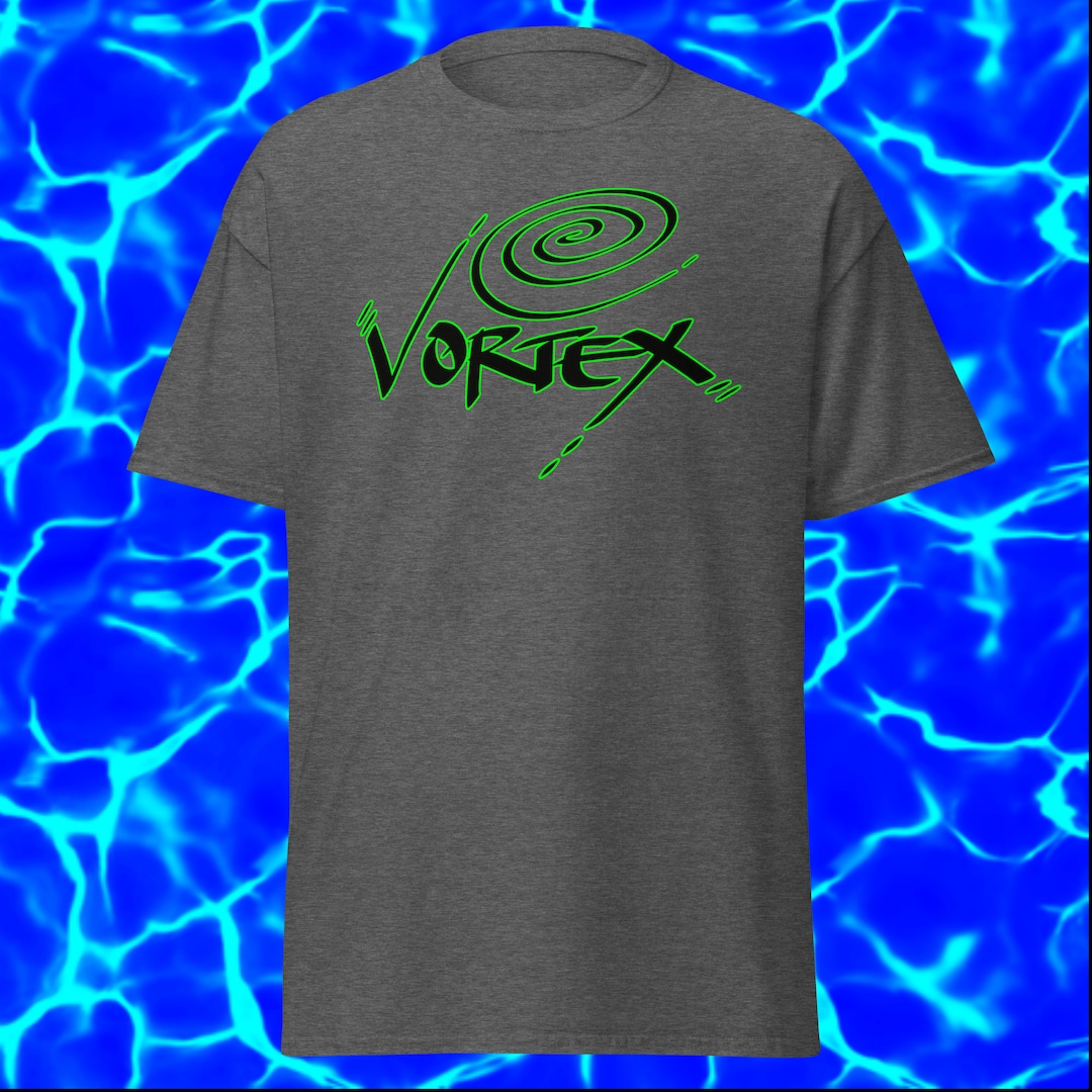 Lime Green and Black Vortex Logo With Spiral Unisex Classic Tee - Etsy