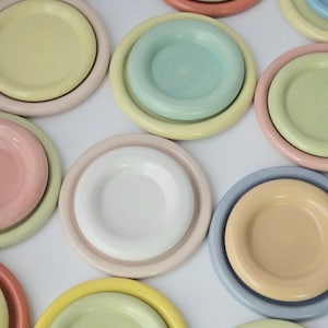 Donut Dish (made to Order) • Handmade Colorful Ceramic • Bubble Plate ...