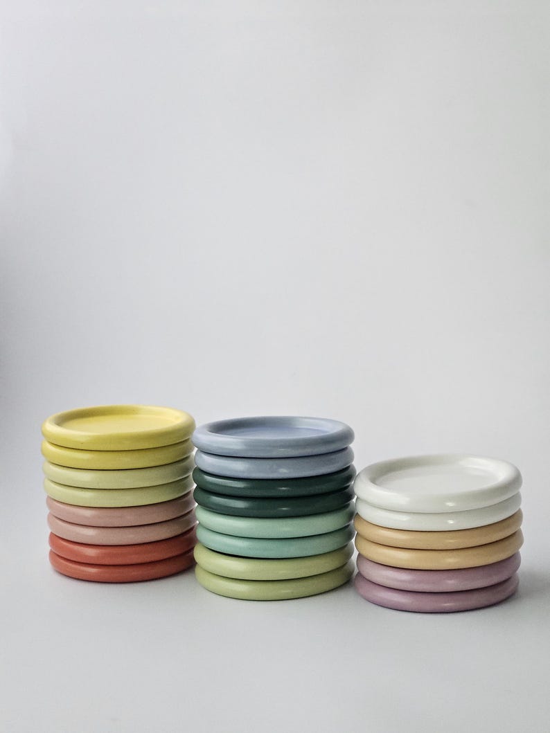 Chunky Plate (made to Order) • Handmade Colorful Ceramic • Bubble Dish ...