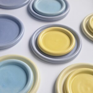 Chunky Plate (made to Order) • Handmade Colorful Ceramic • Bubble Dish ...