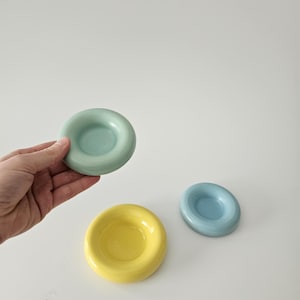 Donut Dish (made to Order) • Handmade Colorful Ceramic • Bubble Plate ...