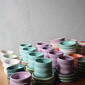 Wiggly Tumbler (made to Order) • Handmade Colorful Ceramic • Wobble Cup ...