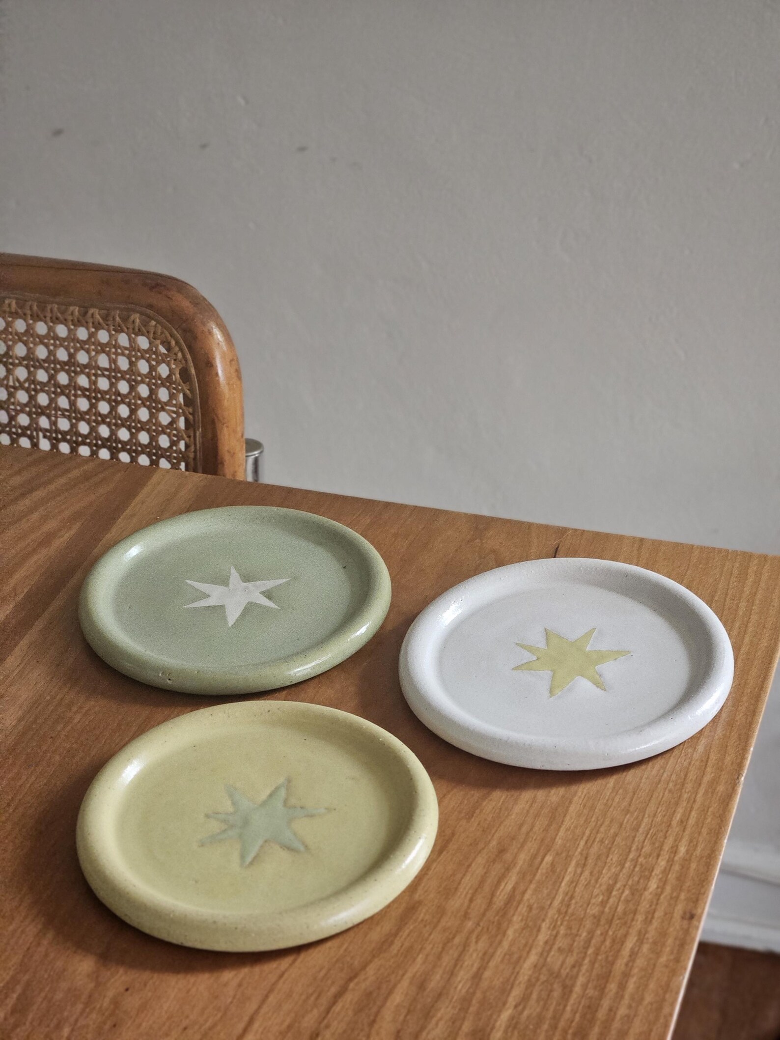 Hand Painted Ceramic Star Plate: Hand Crafted Catch-all Dish - Etsy