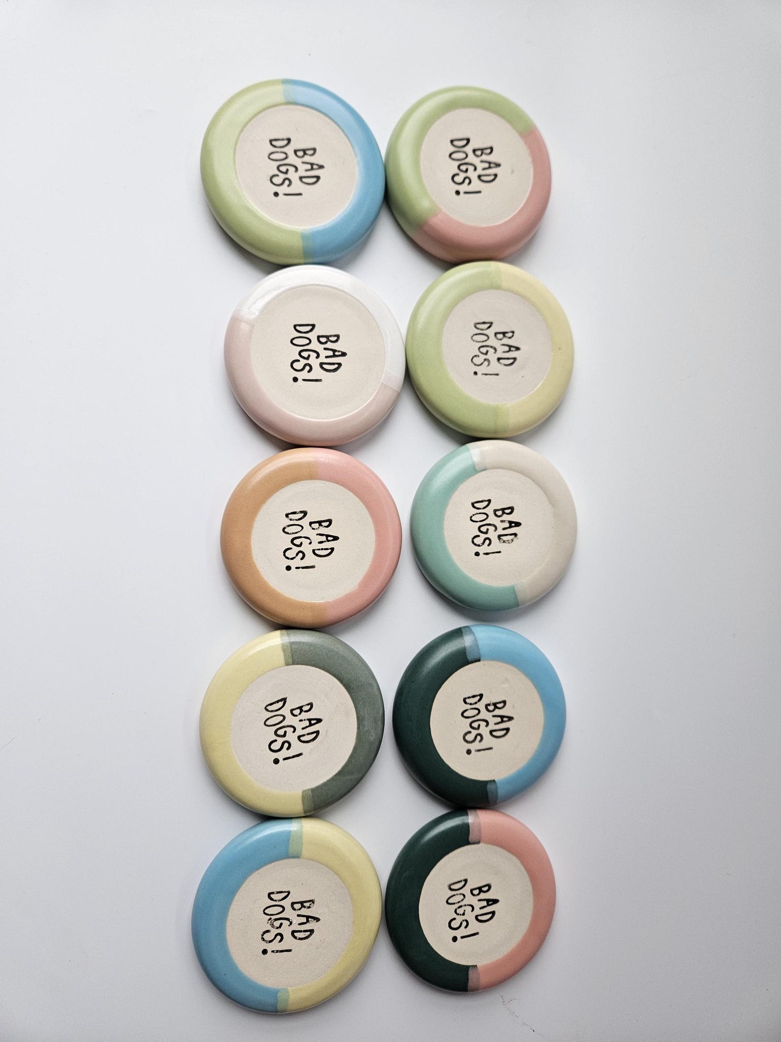 Handmade Ceramic Donut Ring Dish: Colorful Bubble Plate (3.5") - Etsy