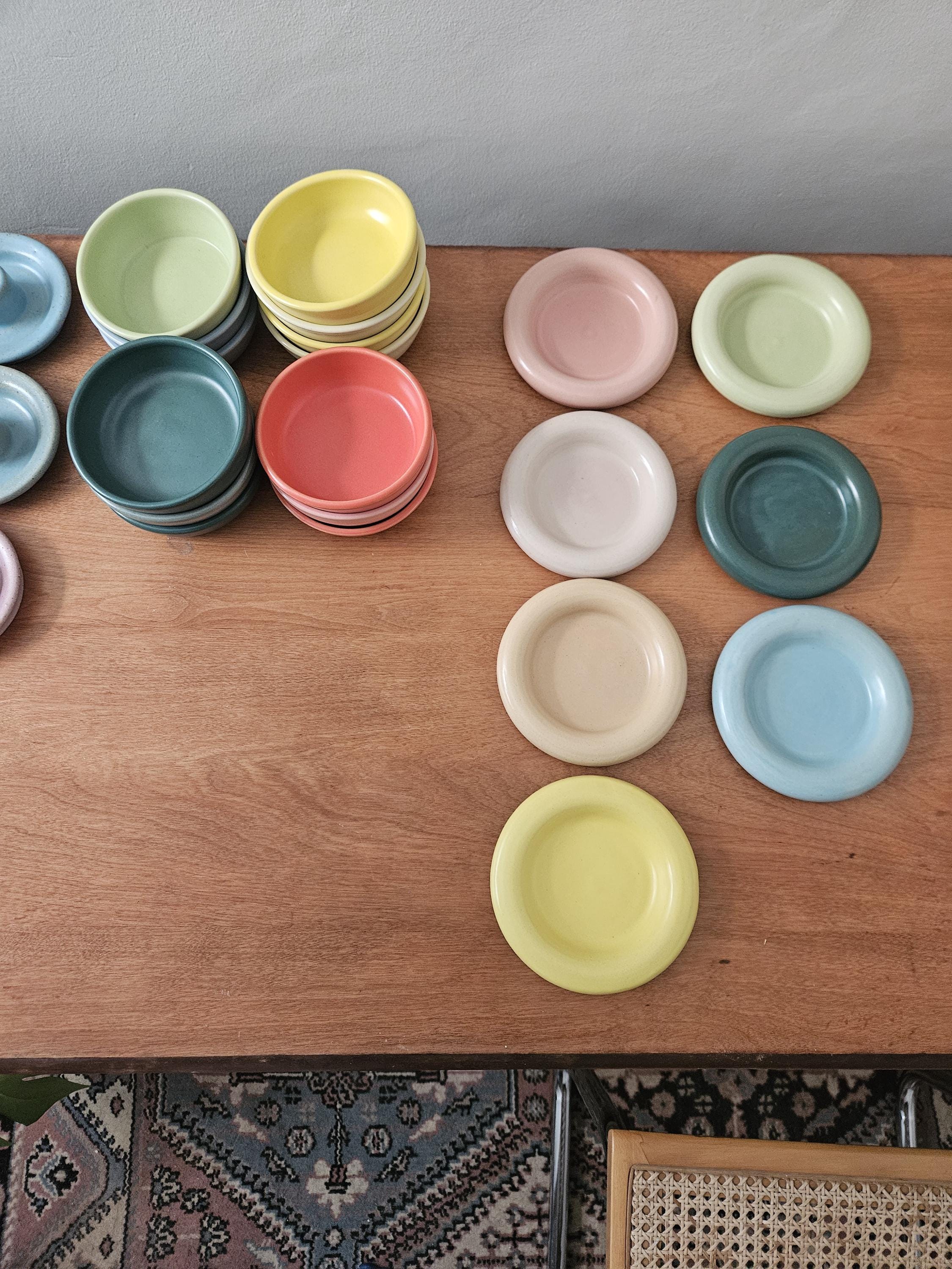 Donut Dish (made to Order) • Handmade Colorful Ceramic • Bubble Plate ...
