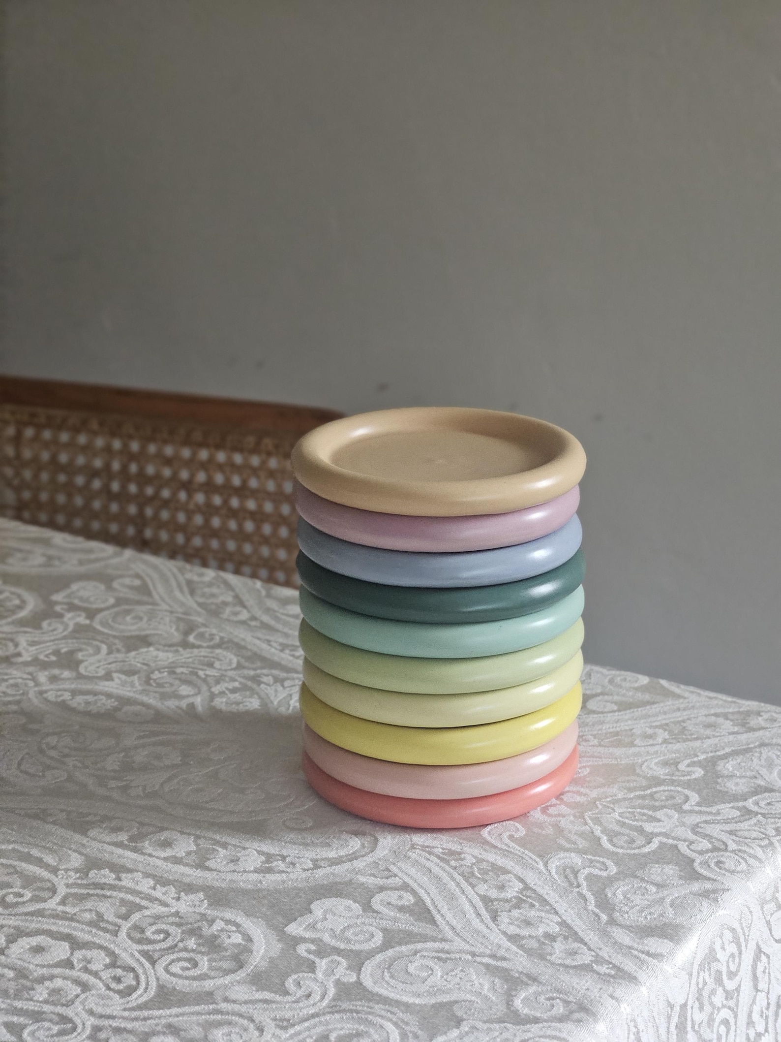 Chunky Plate (made to Order) • Handmade Colorful Ceramic • Bubble Dish ...