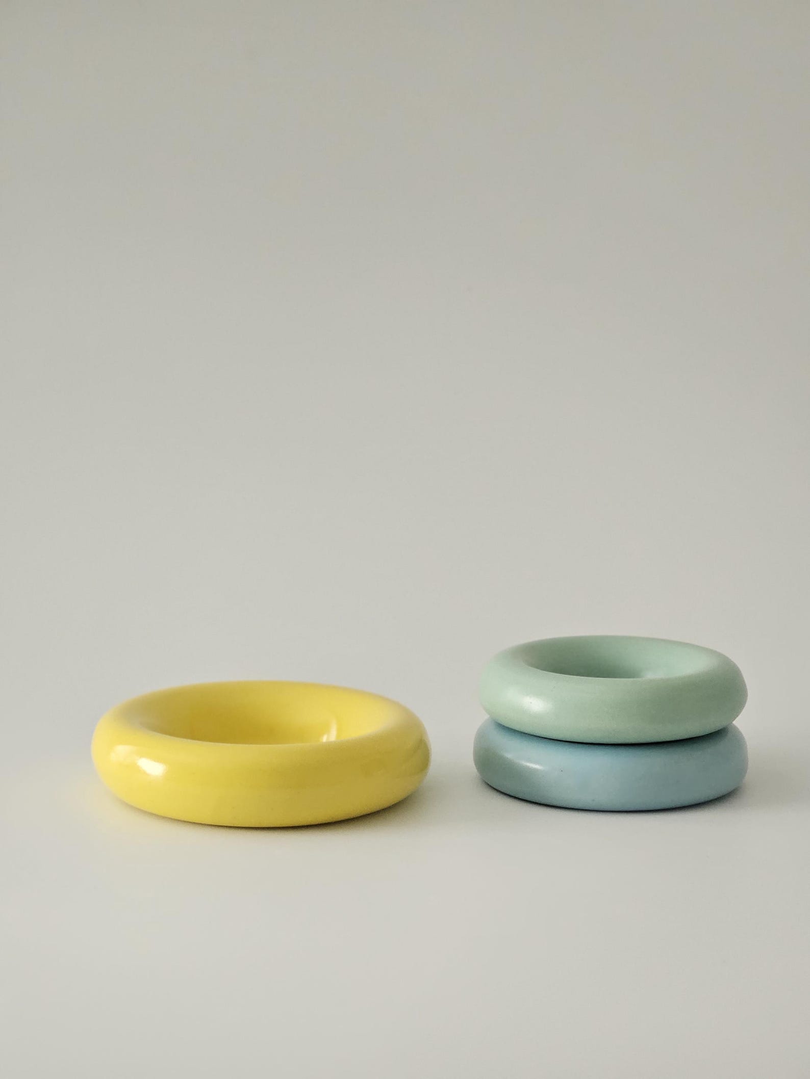 Donut Dish (made to Order) • Handmade Colorful Ceramic • Bubble Plate ...