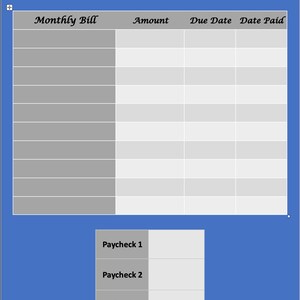 Nursing Bi-weekly Budget Template - Etsy